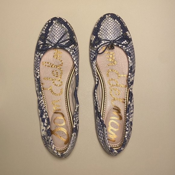 Sam Edelman | Shoes | Sam Edelman Snake Print Ballet Flats | Poshmark